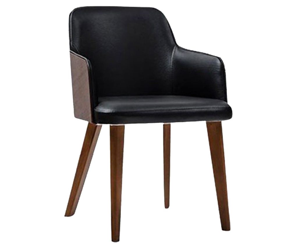 Temale Wooden Restaurant Chair with Armrest Made in Turkey